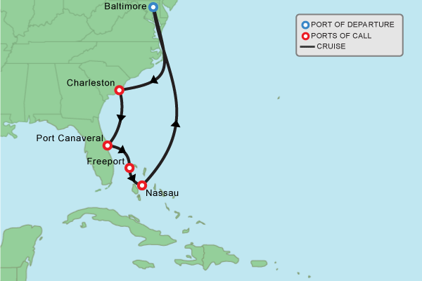 8 Night Southeast Coast & Bahamas on Vision of the Seas | Cruise with ...