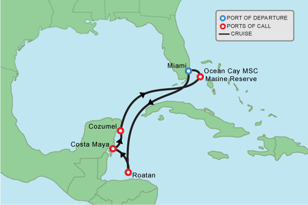 7 Night Western Caribbean on MSC World America | Cruise with Points