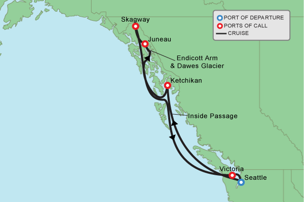 7 Night Alaska Dawes Glacier on Celebrity Edge | Cruise with Points