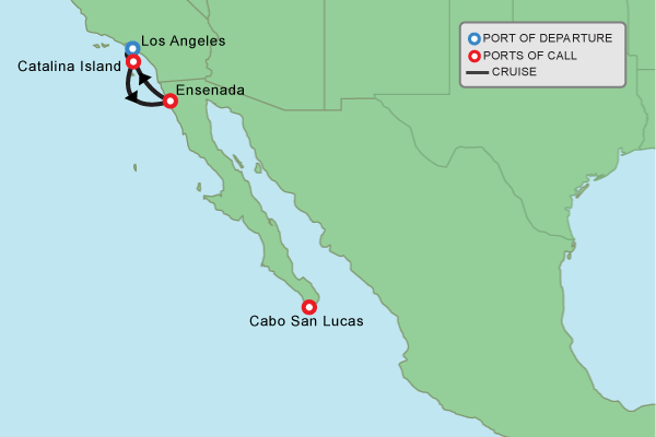 4 Night Catalina & Baja Mexico on Carnival Firenze | Cruise with Points